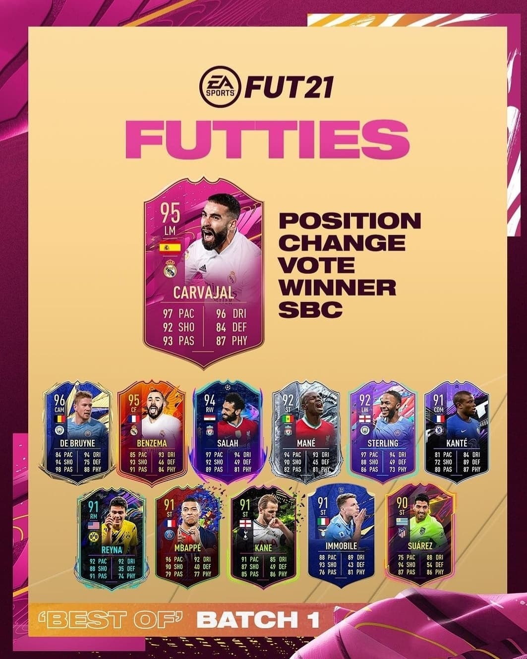 Fifa 21 Sfida Creazione Rosa Carvajal Futties